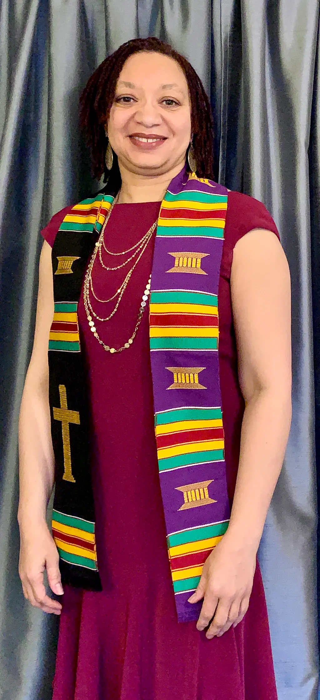 Christian (Usher, Clergy) Authentic Handwoven Kente Cloth Stole ...