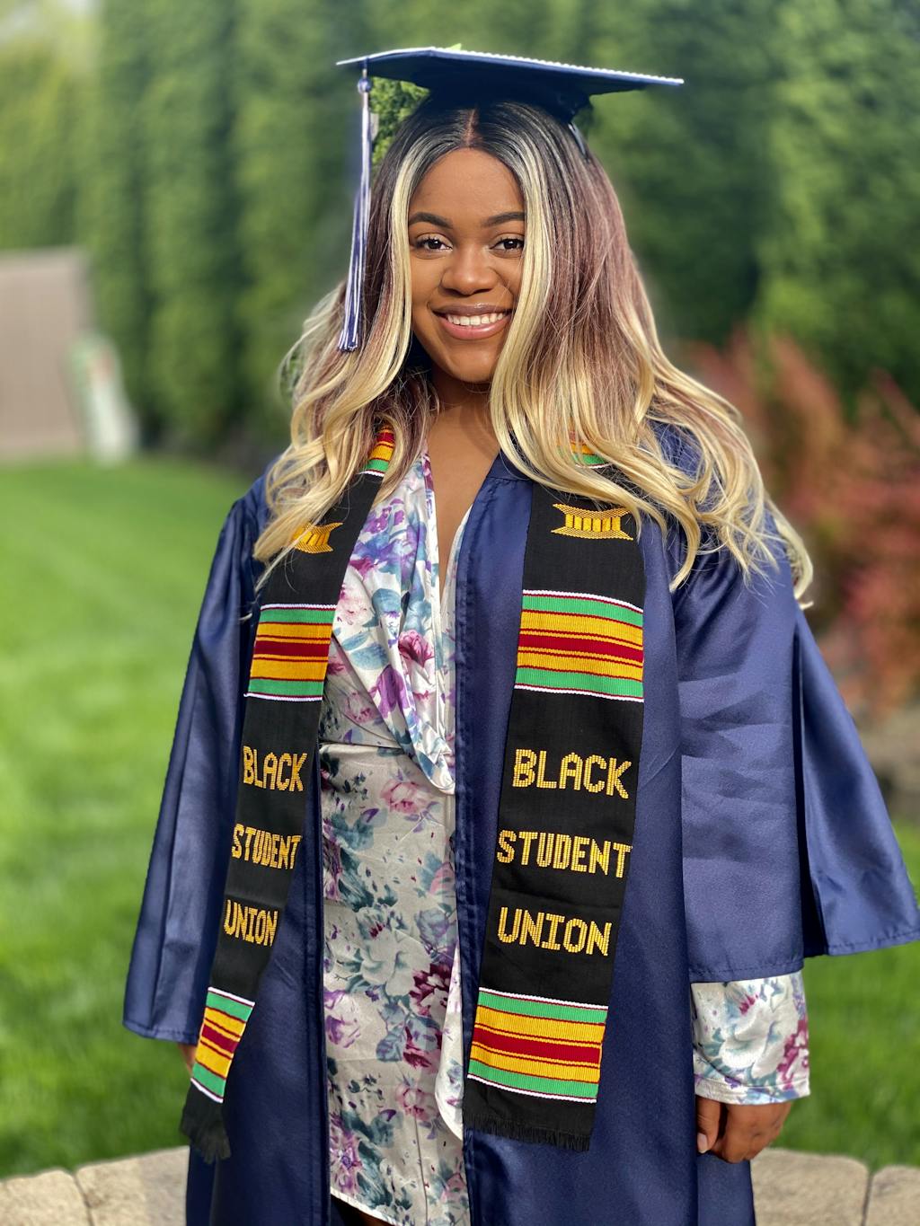 Black Student Union (BSU) Authentic Handwoven Kente Cloth Graduation S ...