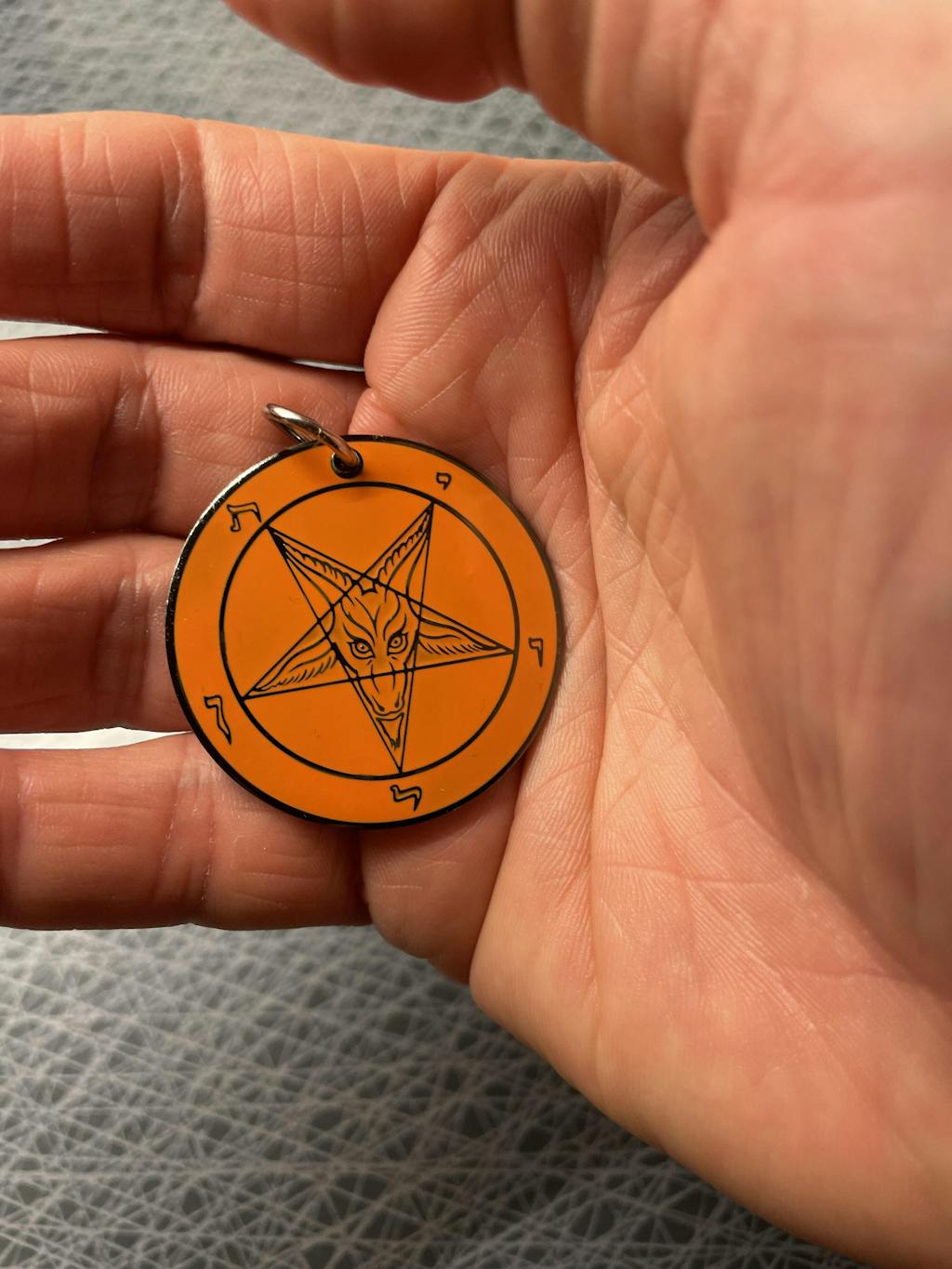 Baphomet Medallion - Hell Forged Steel - Satanme