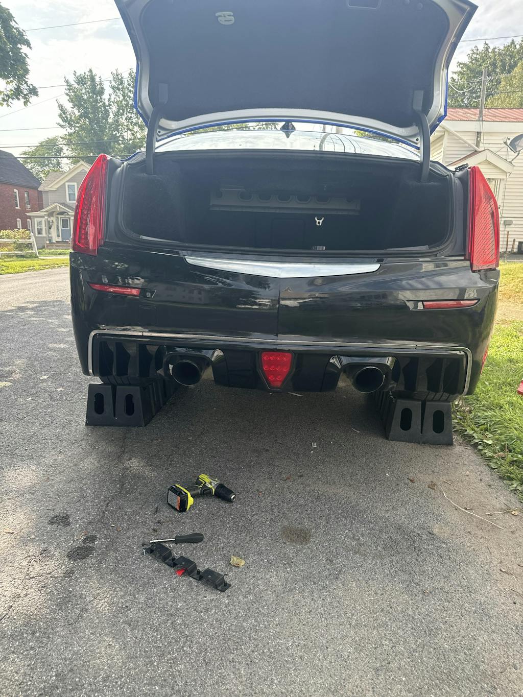 ATS Sedan 16-Piece Complete Rear Bumper Diffuser Kit – Savage Cadillac