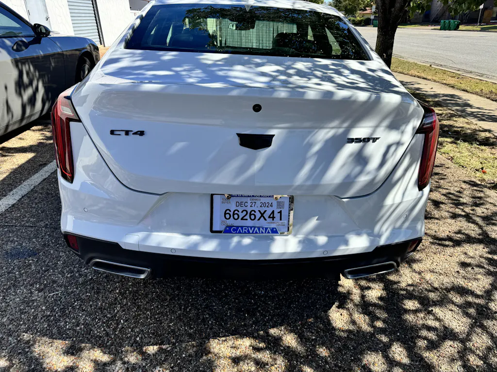 "CT4" Gloss Black Letters – Savage Cadillac