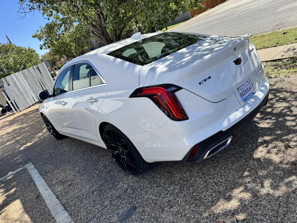 "CT4" Gloss Black Letters – Savage Cadillac