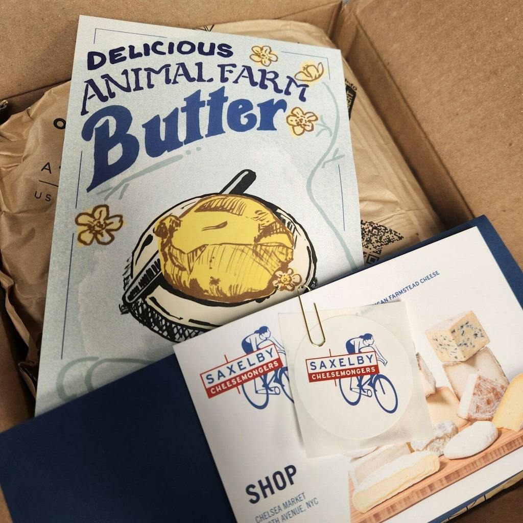 Animal Farm Sweet Cream Butter| Saxelby Artisan Cheese | Saxelby Cheese