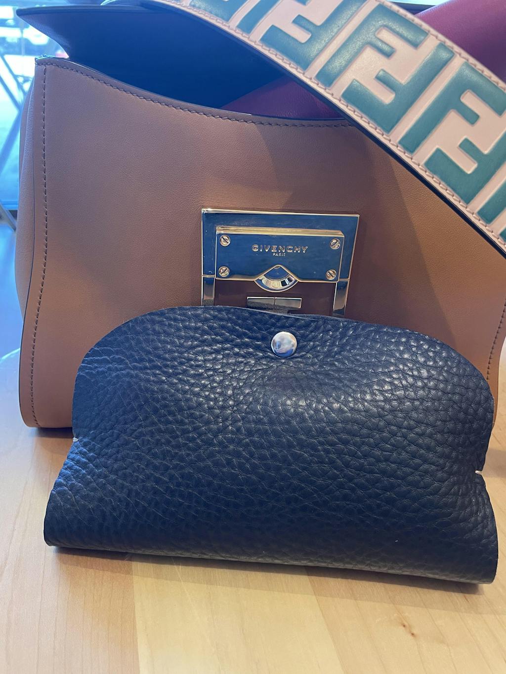 Pinch wallet - Port burgundy leather – penelopepenelope