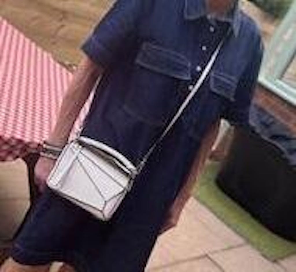 Leather Grab Handle Geometric Bag | Crossbody Handbag | Scott-Samuel