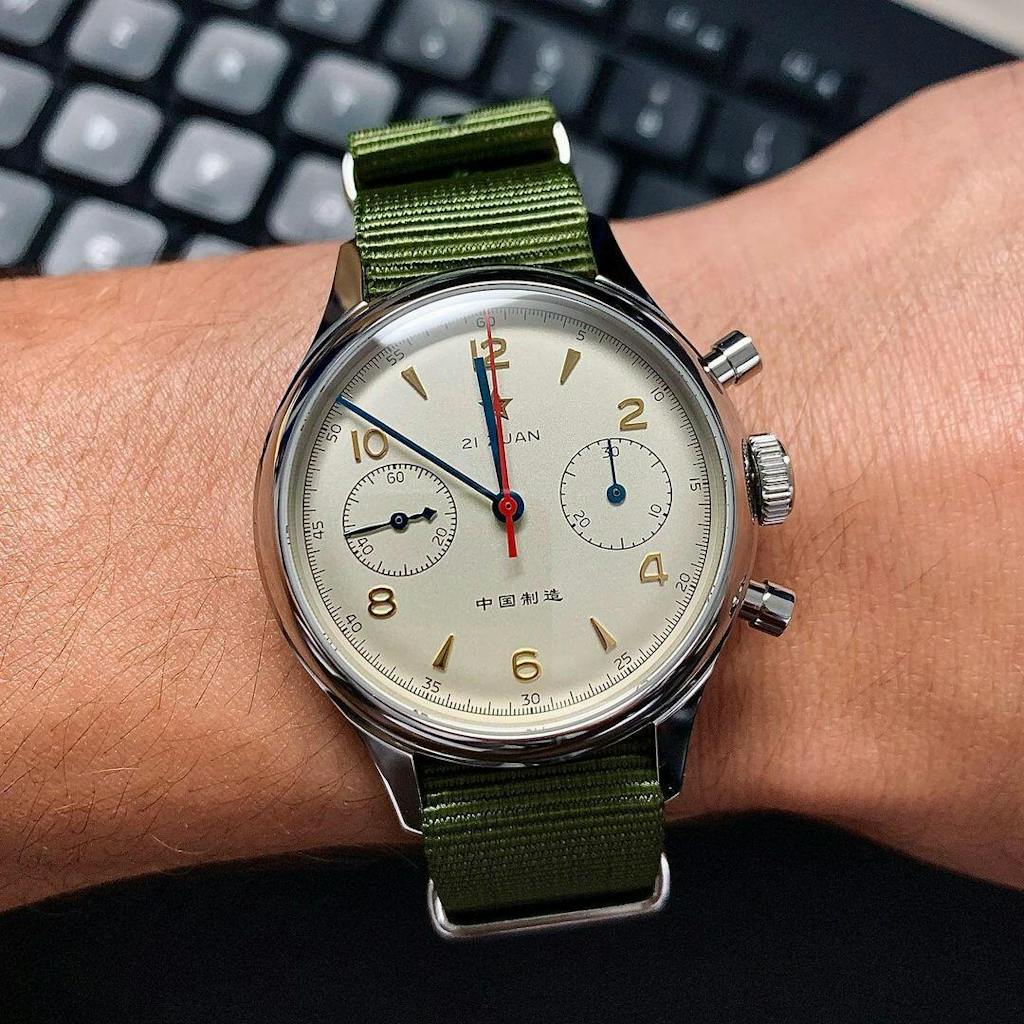 Seagull 1963｜38mm｜Sapphire Glass｜21 Zuan Pilot Chronograph Watch | This ...