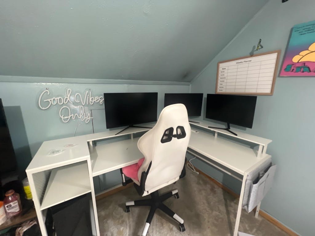 SEDETA 96 Inch L Shaped Gaming Desk Reversible Computer Desk