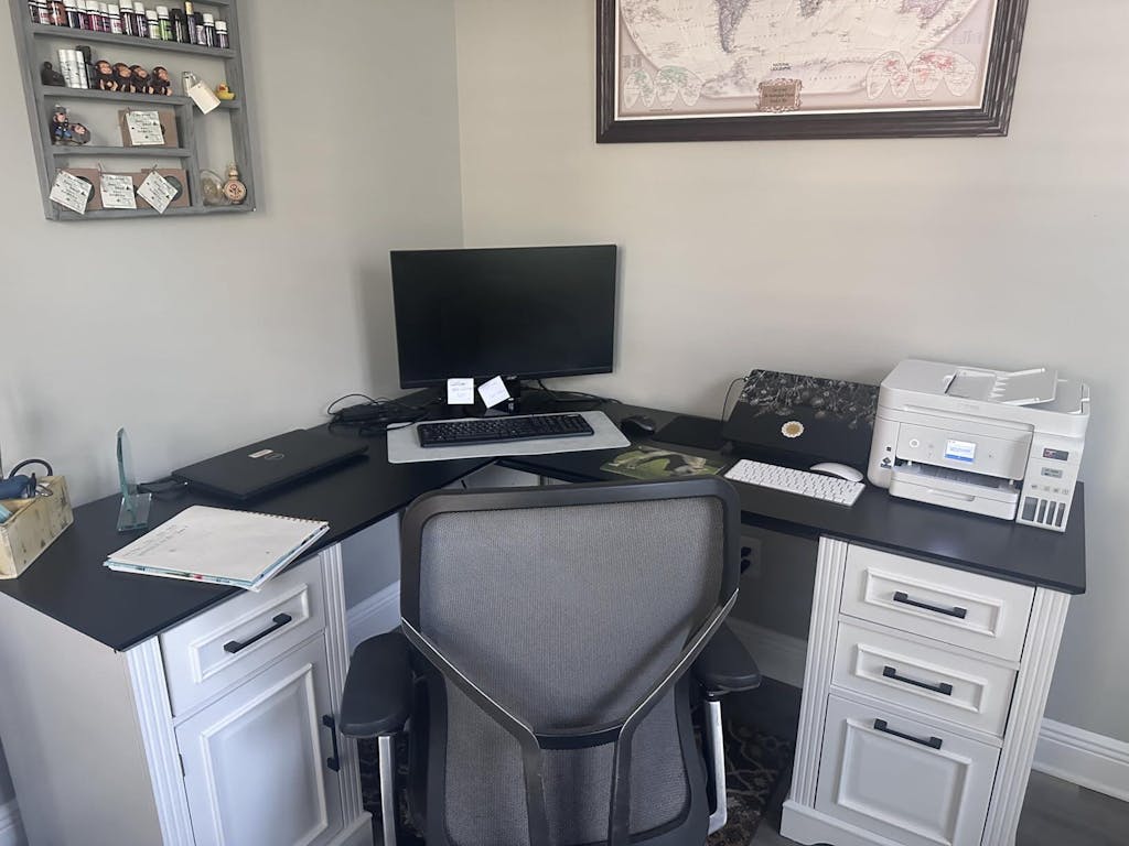 SEDETA 69 Inch Executive L Shaped Computer Desk with Drawers and Stora