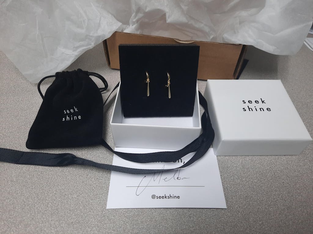 Seek Shine Nenet Earrings (18K Gold Vermeil)