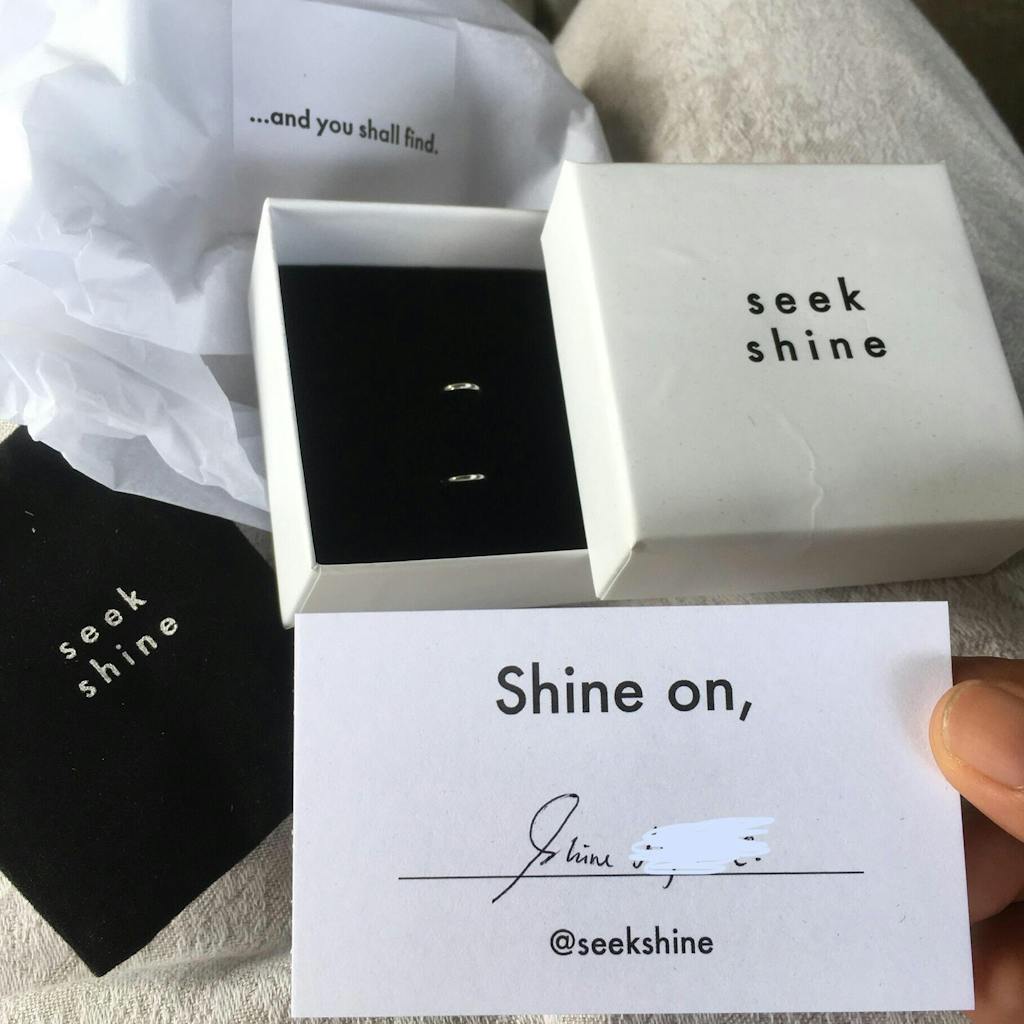 Seek Shine Shilo Tiny Hoops (18K Gold Stainless Steel)