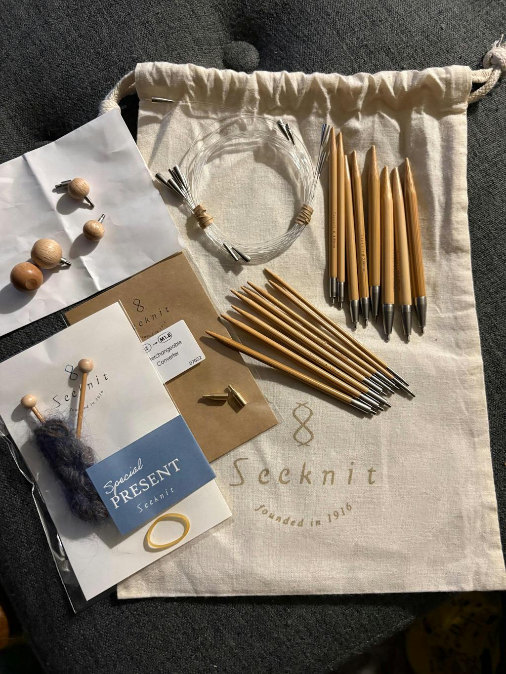 Seeknit CURVE My Select Set 10 cm / 4 inch, 6 sizes to 12 sizes