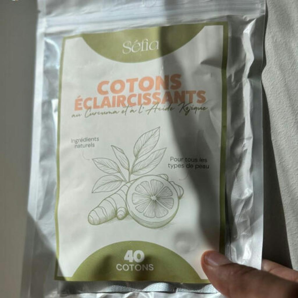 Cotons au Curcuma Anti-Imperfections - 40 cotons – Séfia