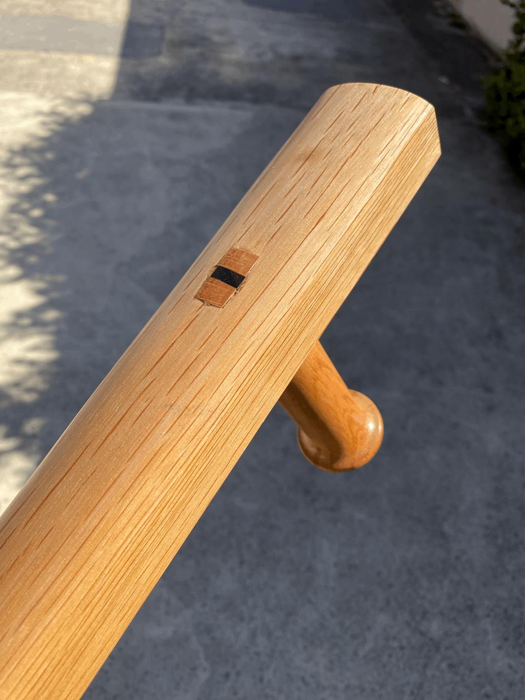 Semicircular Tonfa Hanmaru - Red Oak - Made in Japan