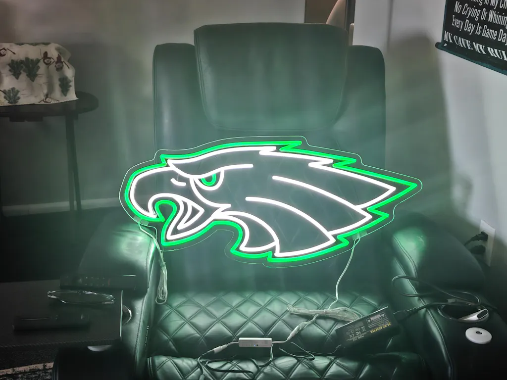 LED Neon Sign - Philadelphia Eagles Large – Self Signs