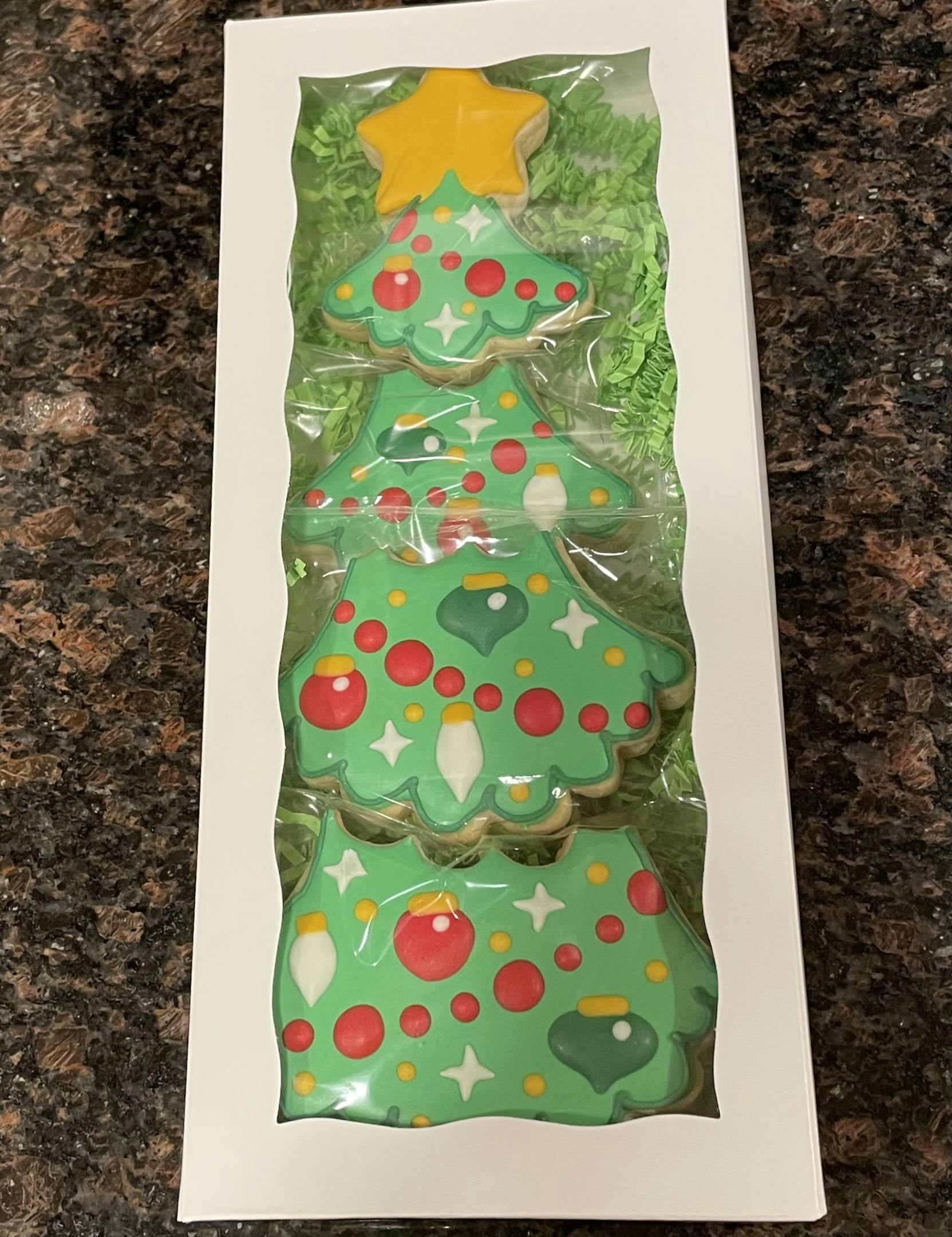 Stackable Christmas Tree Cookie Cutter Set