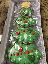 Stackable Christmas Tree Cookie Cutter Set