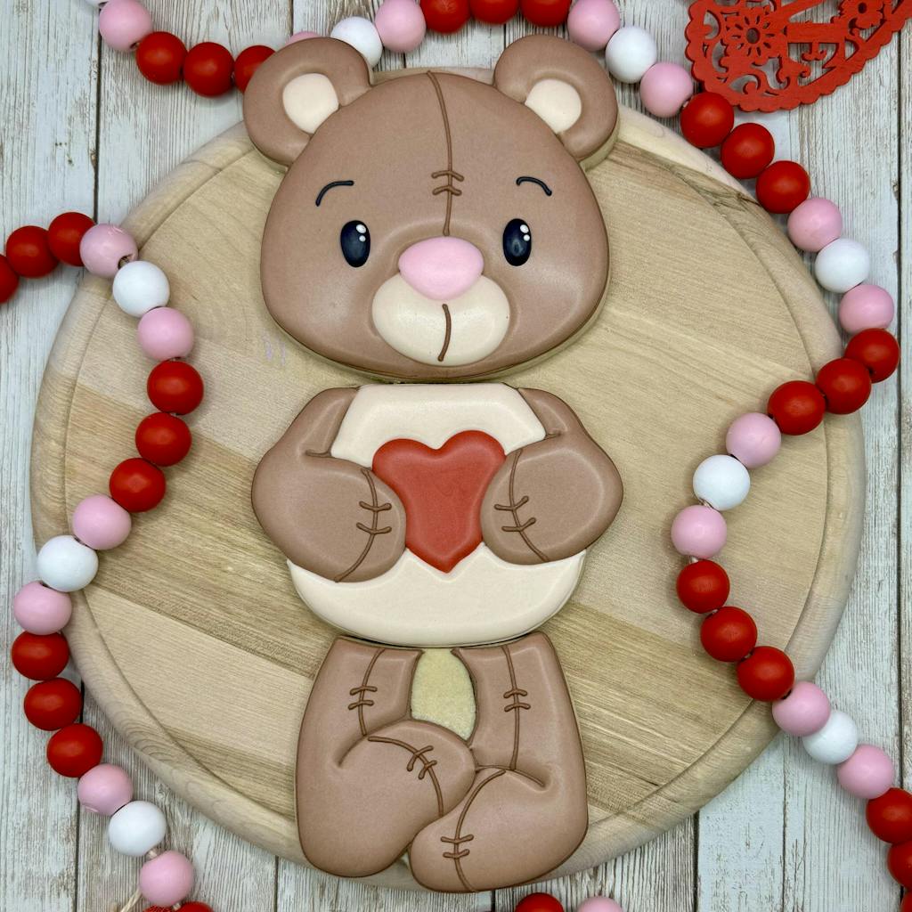 Stackable Boy Teddy Bear Cookie Cutter Set
