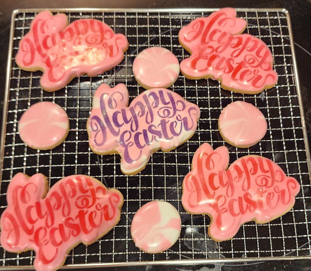 Happy Easter Bunny Cookie Cutter