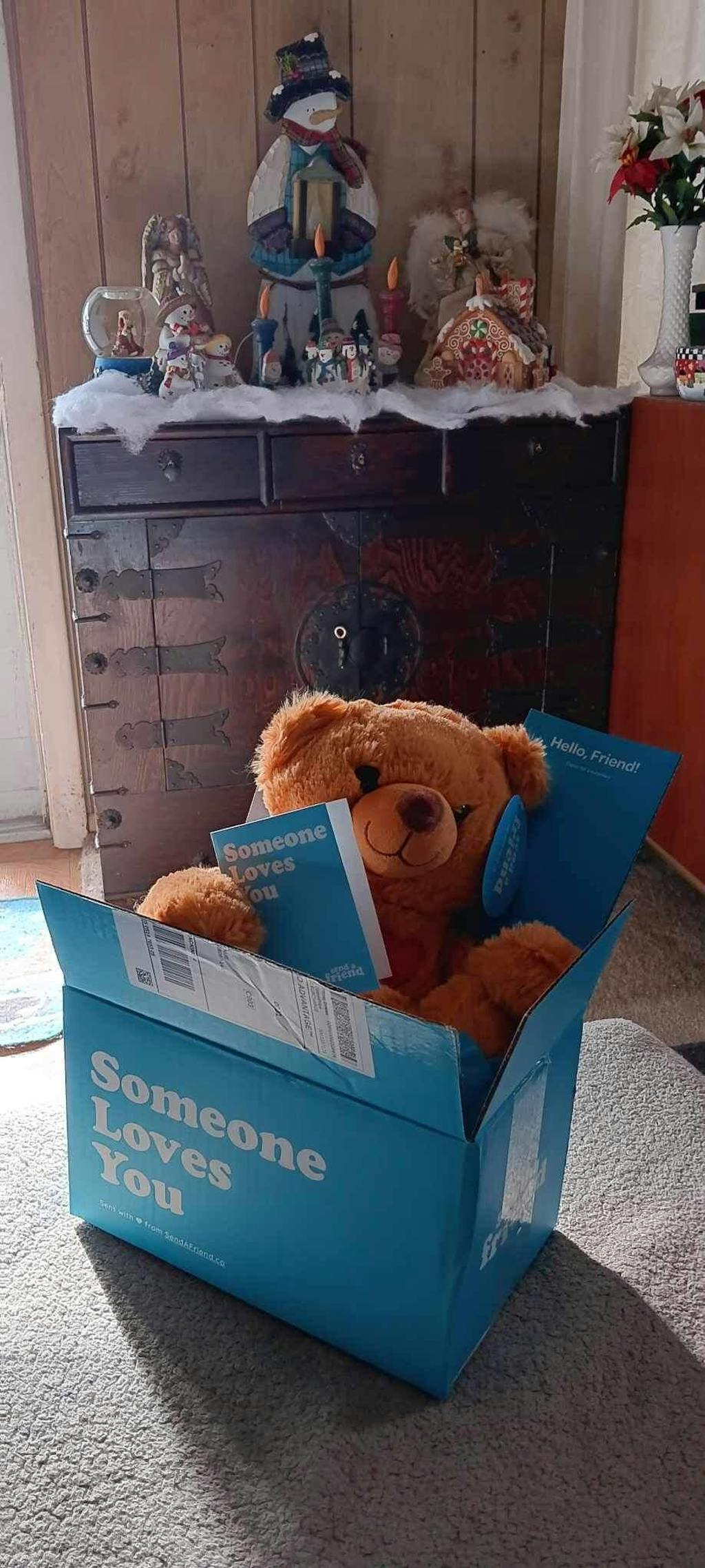 Toby the Teddy Bear Stuffed Animal Care Package - SendAFriend