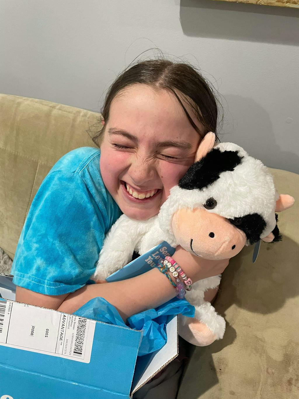 Cooper the Cow Stuffed Animal Care Package - SendAFriend