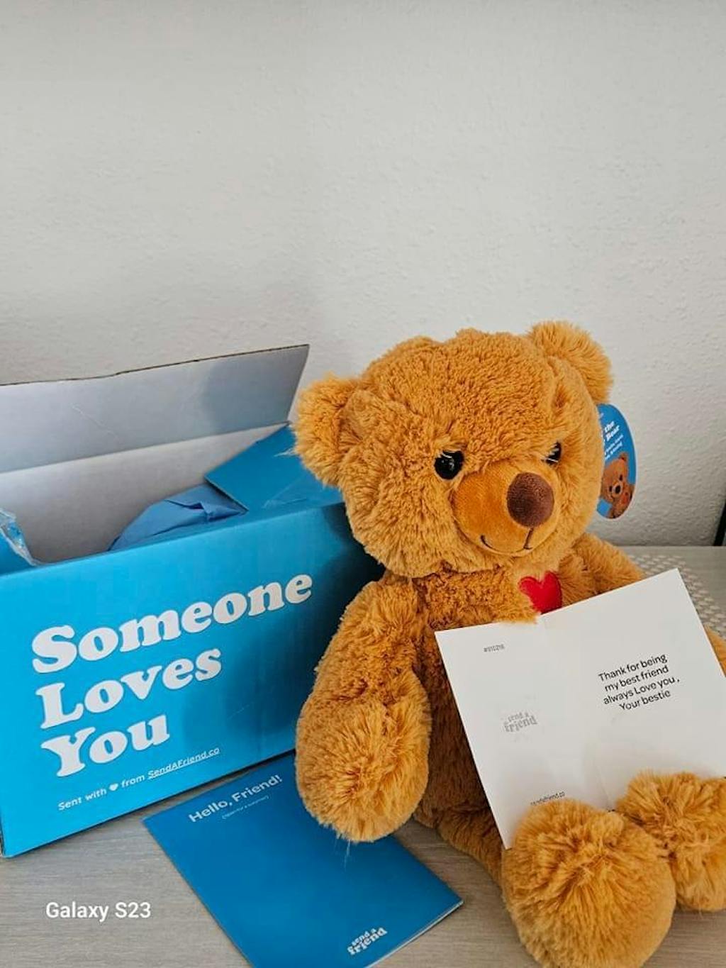 Toby the Teddy Bear Stuffed Animal Care Package - SendAFriend
