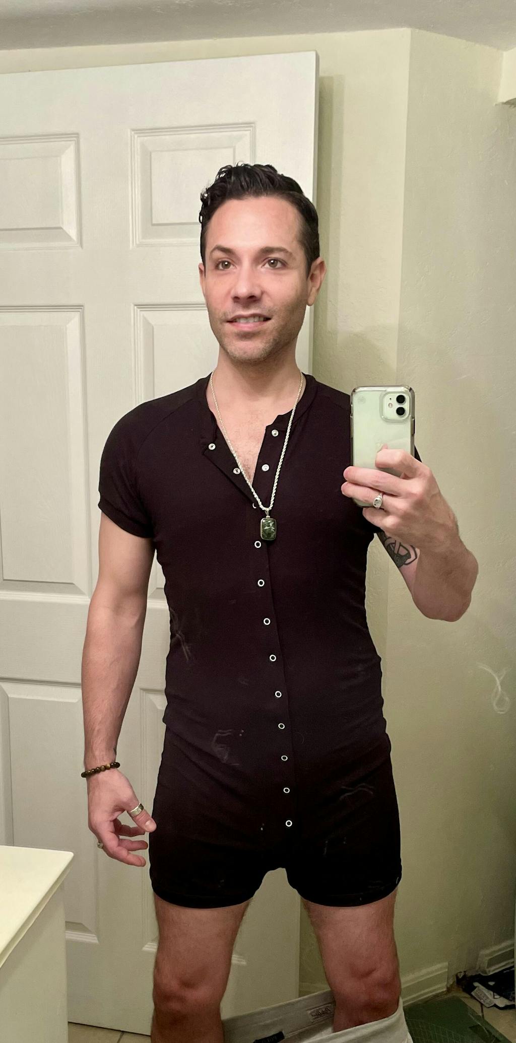 SEOBEAN Mens Sexy Solid Soft Union Suit Trunks Boxer Brief Underwear ...