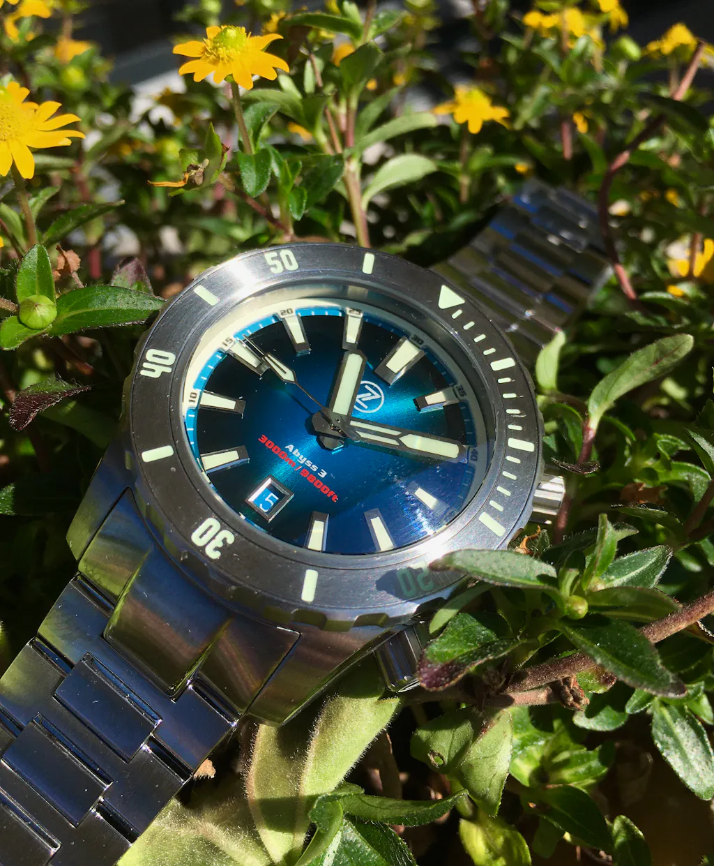 Zelos Abyss 3 Steel Teal - SeriousWatches.com