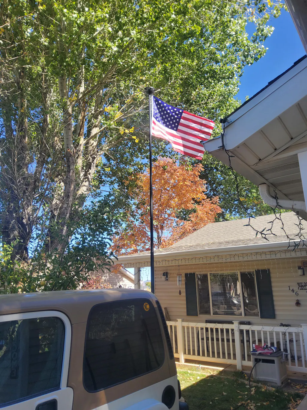 20' or 25' Delta TELESCOPING Flagpole "Freedom Edition" (Black ...