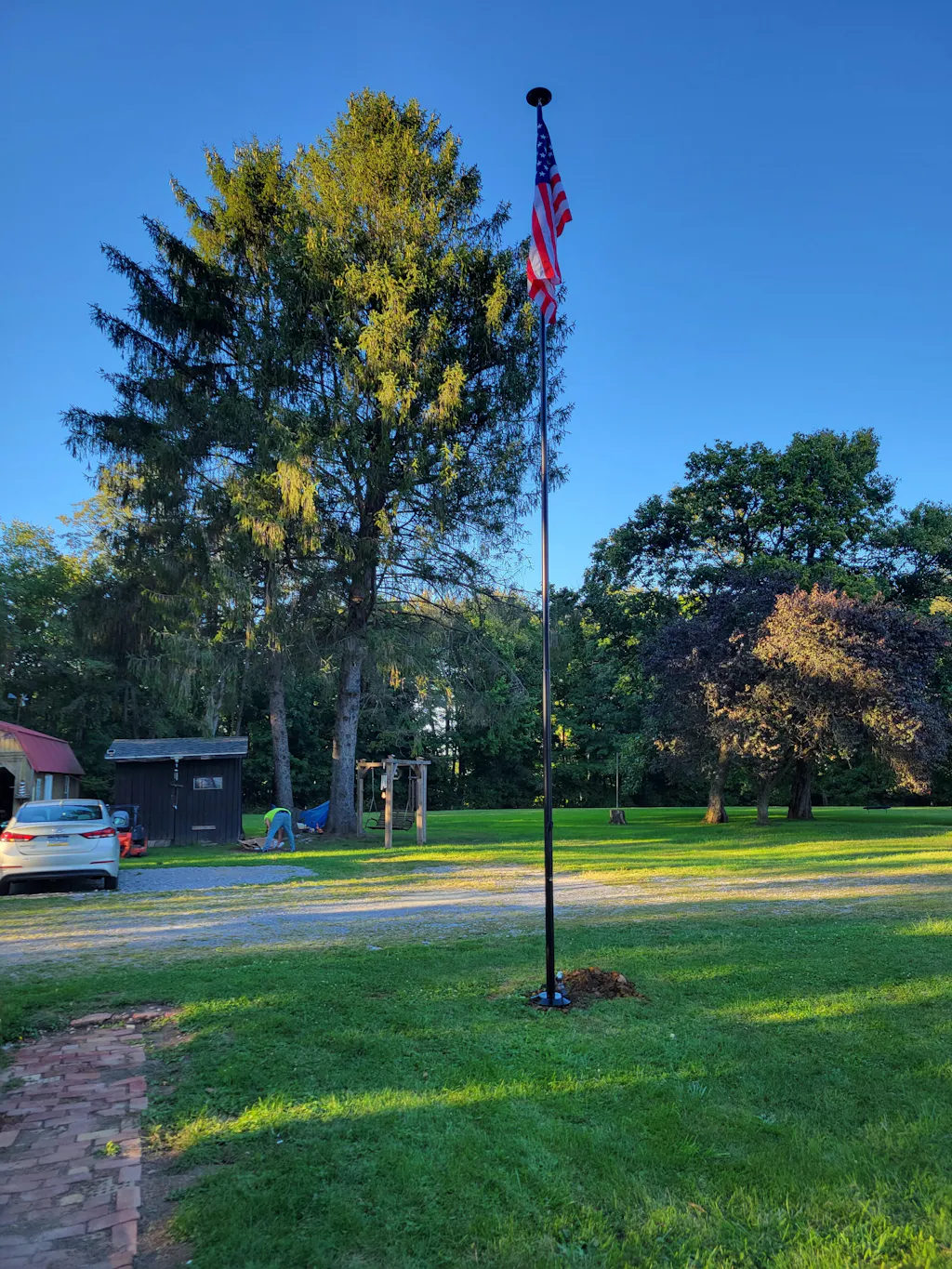 Sirius Solar Power Flagpole Light – Service First Products