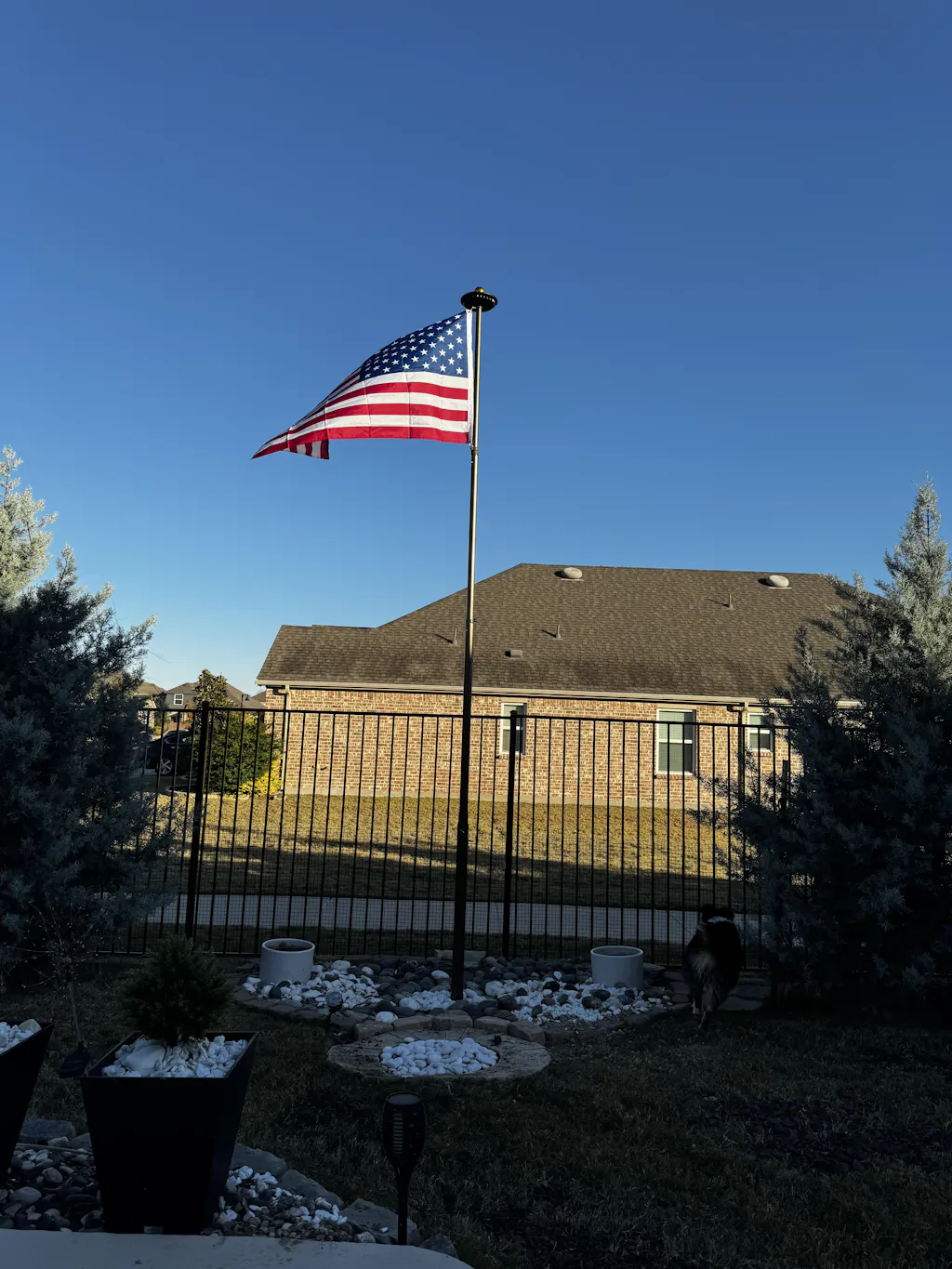 20' or 25' Delta TELESCOPING Flagpole "Freedom Edition" (Black ...