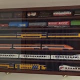 HO Scale Train Display Case Cabinet