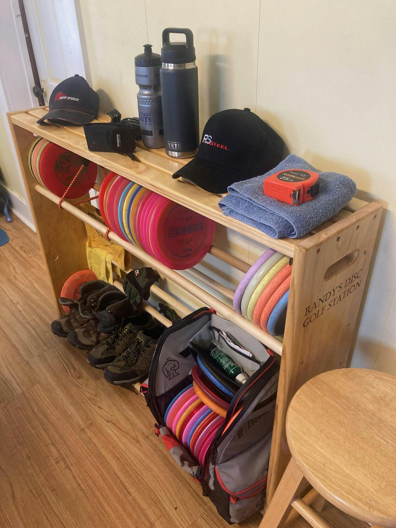 Customizable Disc Golf Storage Rack | 15-250 Discs | Free Laser Engrav ...