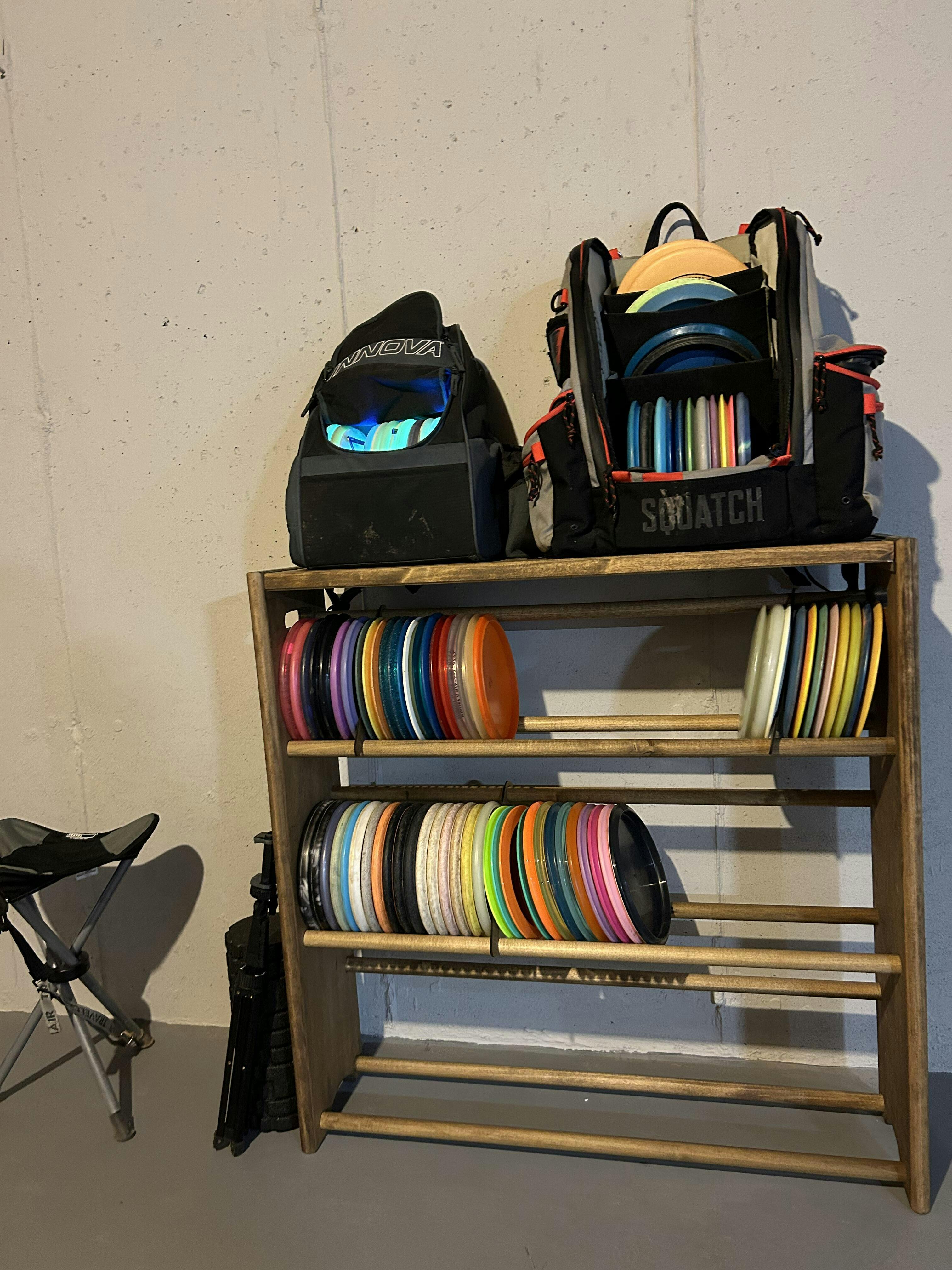 Customizable Disc Golf Storage Rack | 15-250 Discs | Free Laser Engrav ...