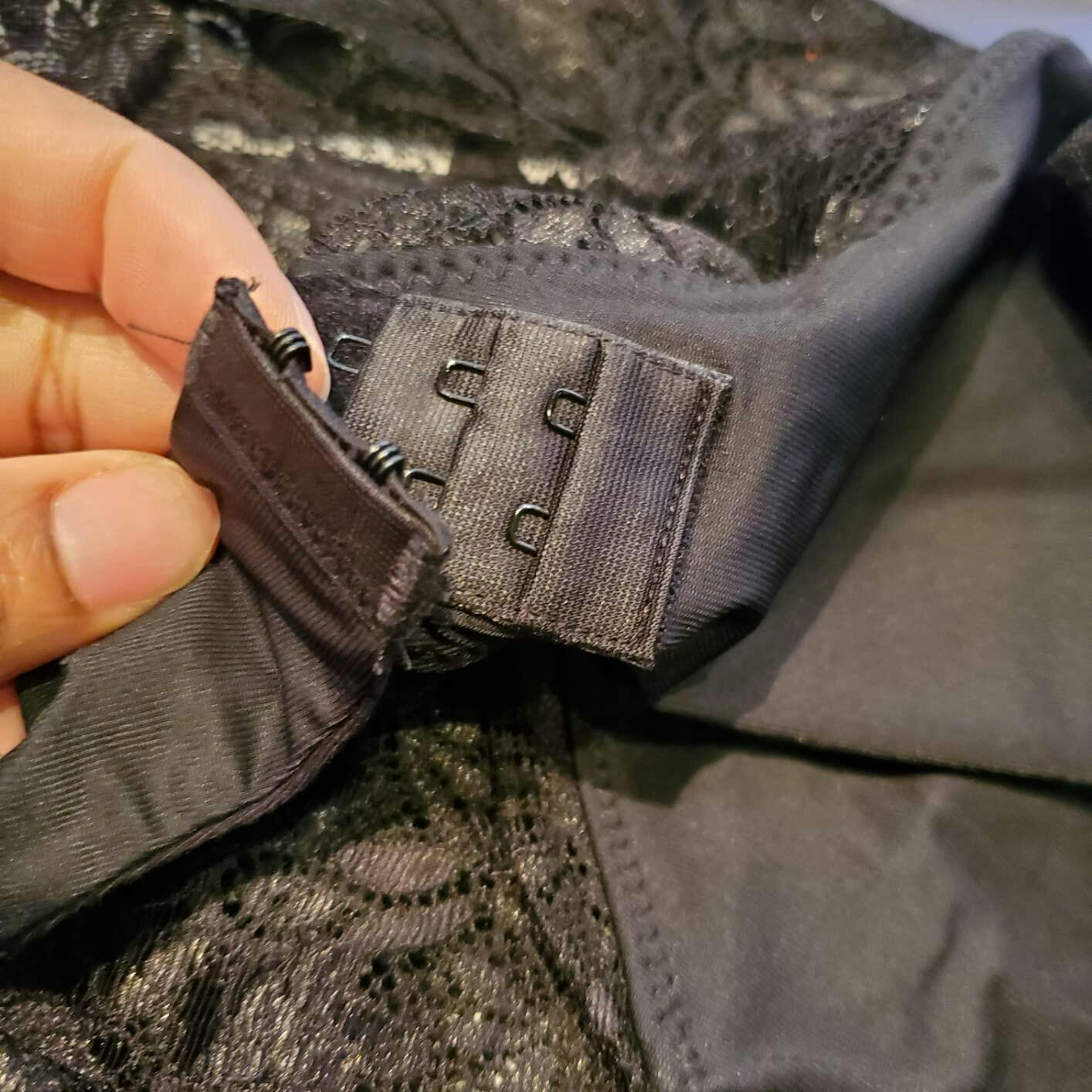 Spitzen V-Ausschnitt Bauchweg Mieder Ganzkörper Shapewear Body