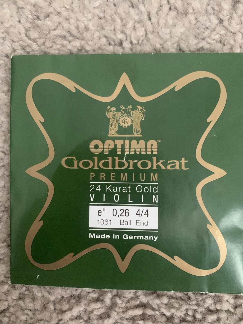 Goldbrokat 24K: Premium E String