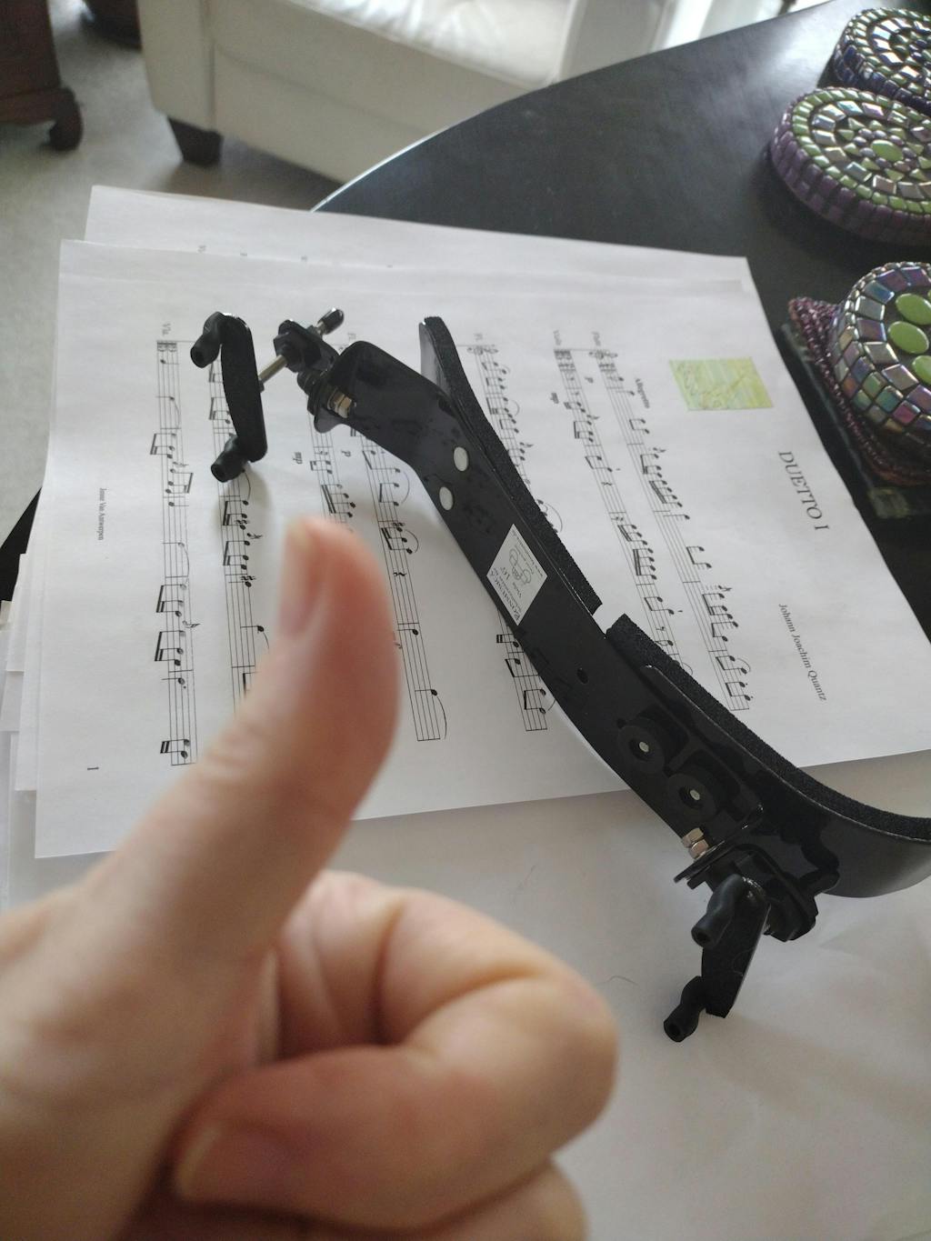 Viola Shoulder Rest: Bonmusica Ergonomic Design