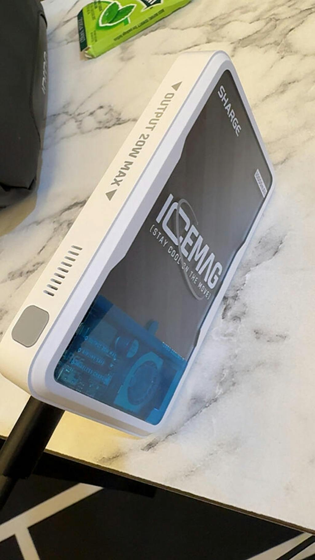 SHARGE ICEMAG Magnetic Battery Pack Active Cooling Wireless Power Bank