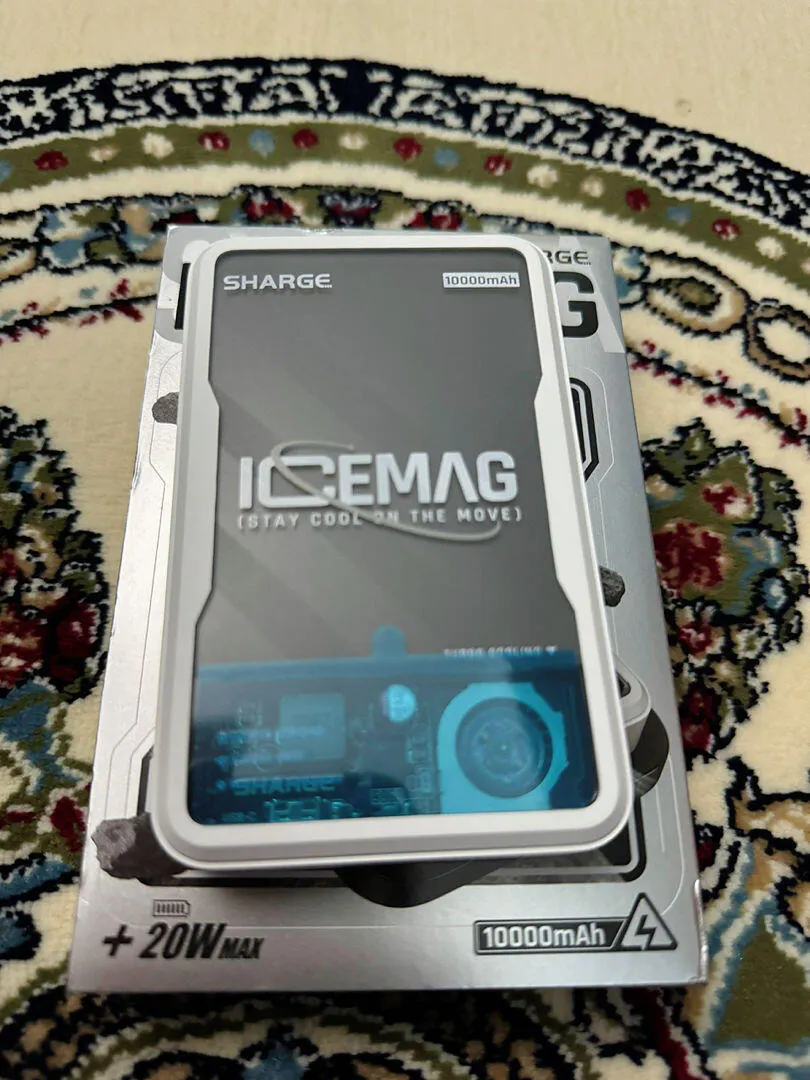 SHARGE ICEMAG Magnetic Battery Pack Active Cooling Wireless Power Bank