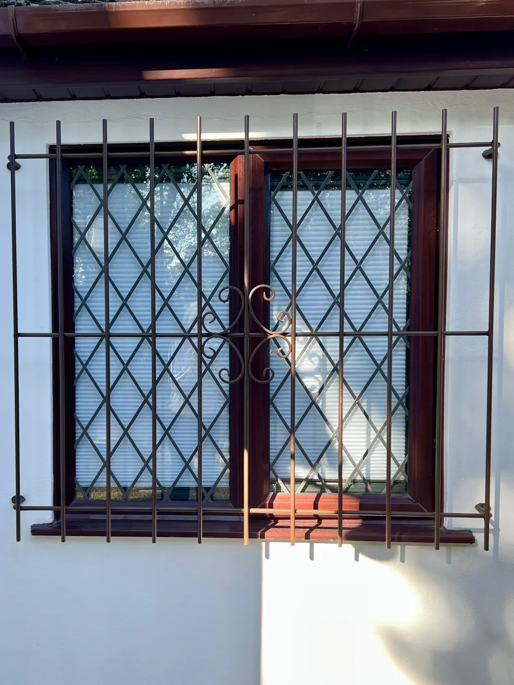 Window security grilles for garage, office and home, raised or flat fi ...