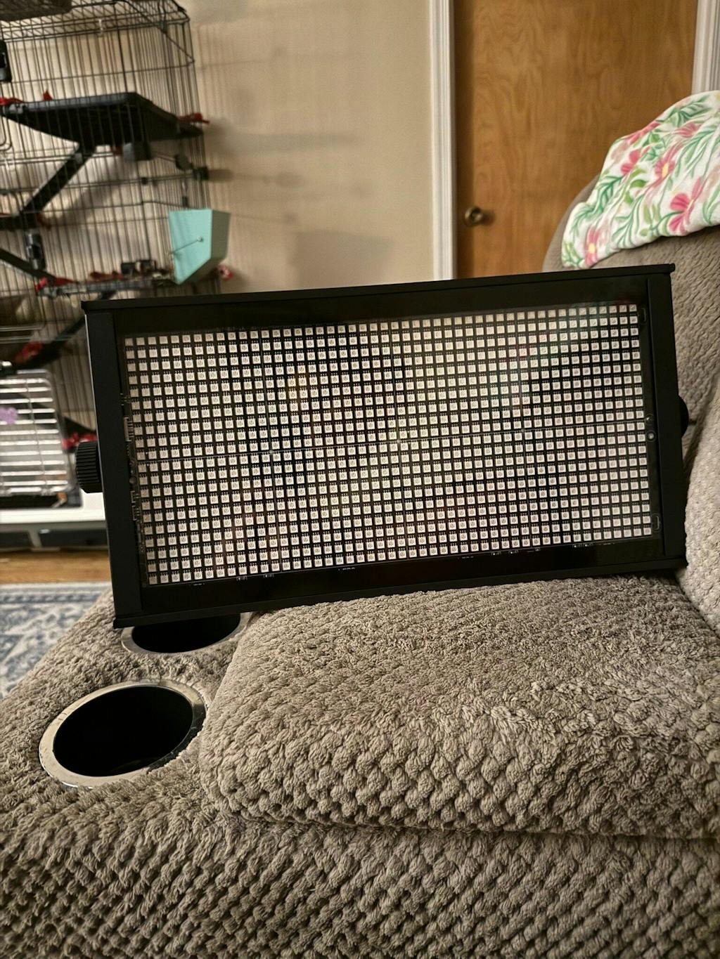 SHEHDS 200W RGB Marquee Strobe Light 8-Segment LED Stage Effect