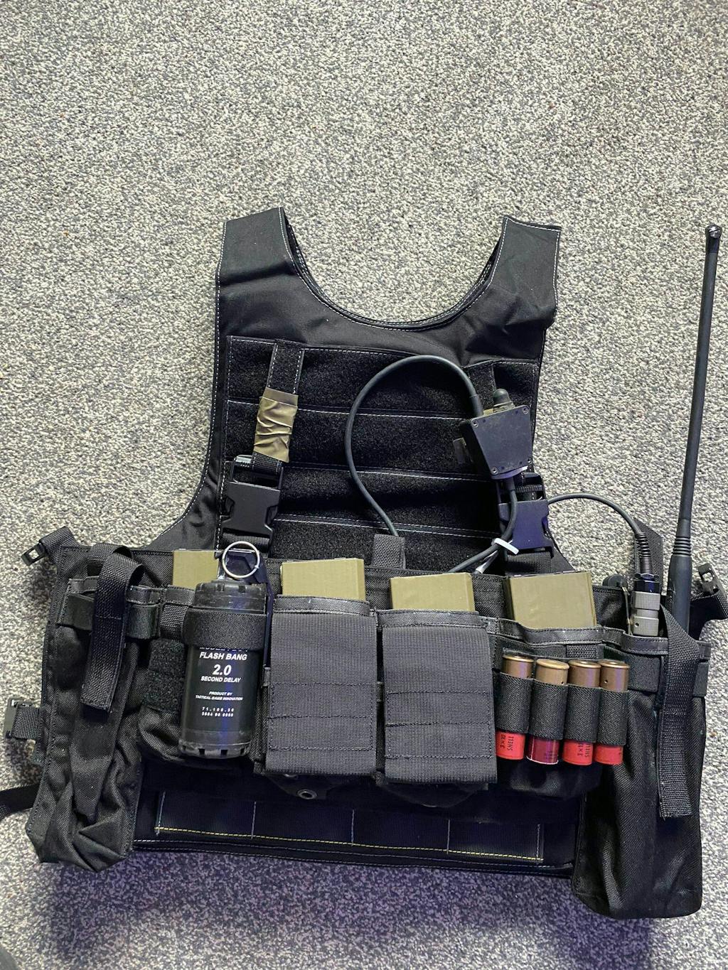 TG FAUST Style NATO Special Forces Body Armor - Black Hawk Down