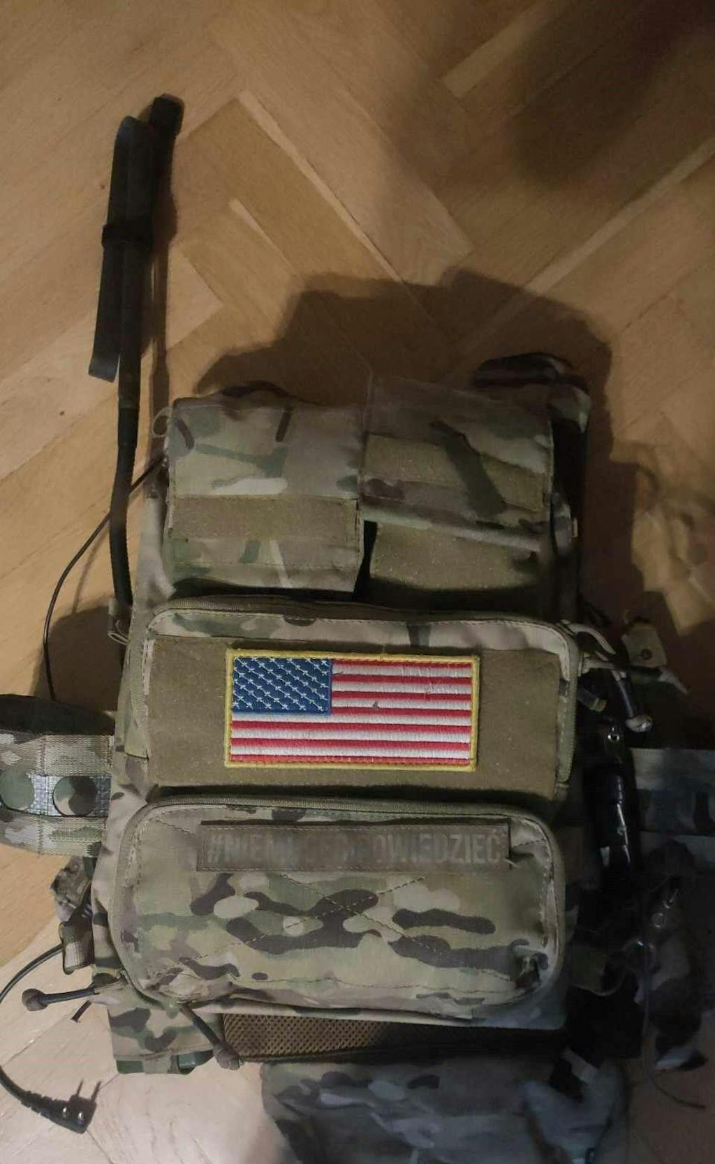 Special force tactical gears CP Back Panel MOLLE Zipper Kit