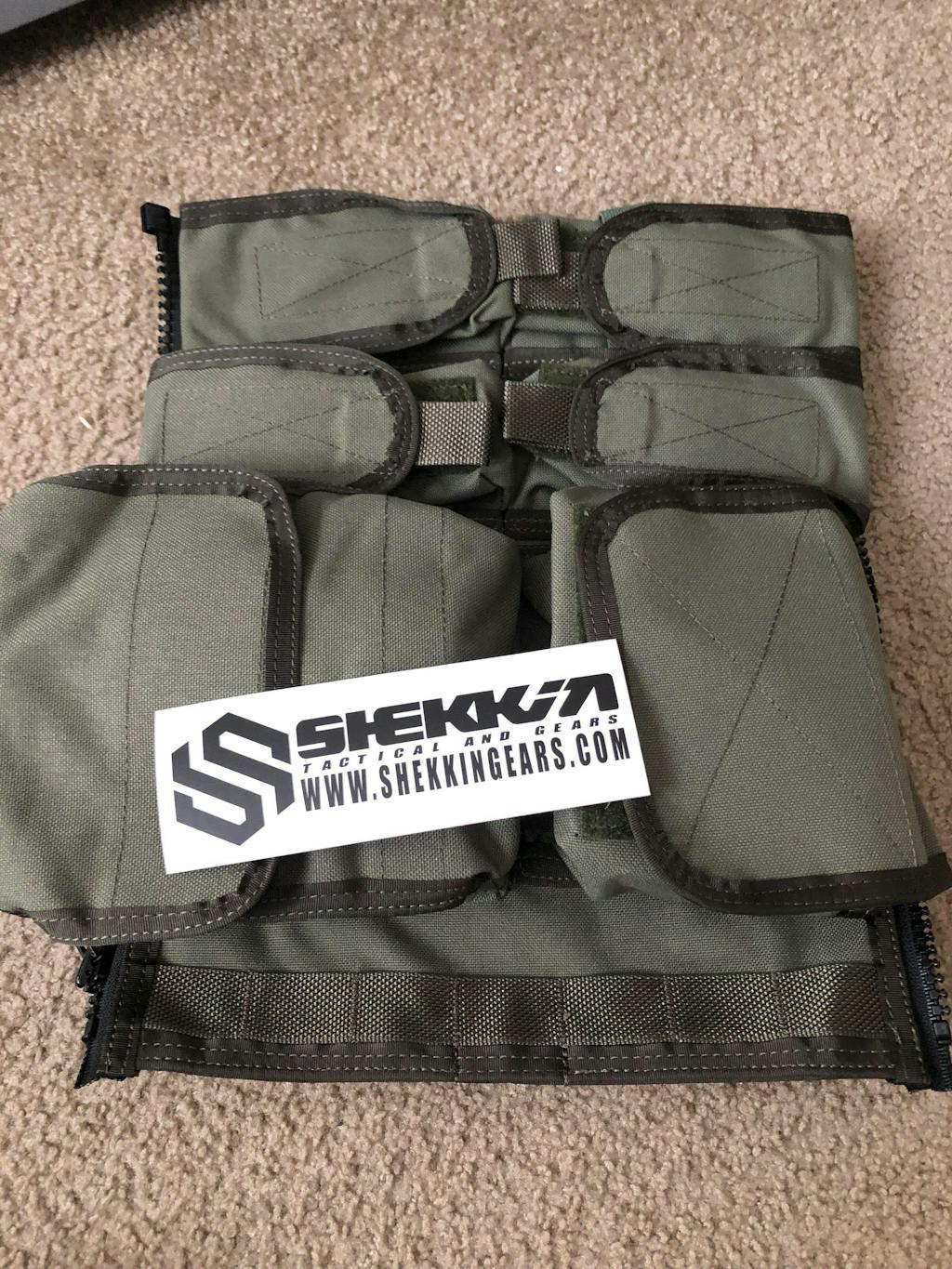 Delta force CAG tactical gears paraclete zip on assault back panel.