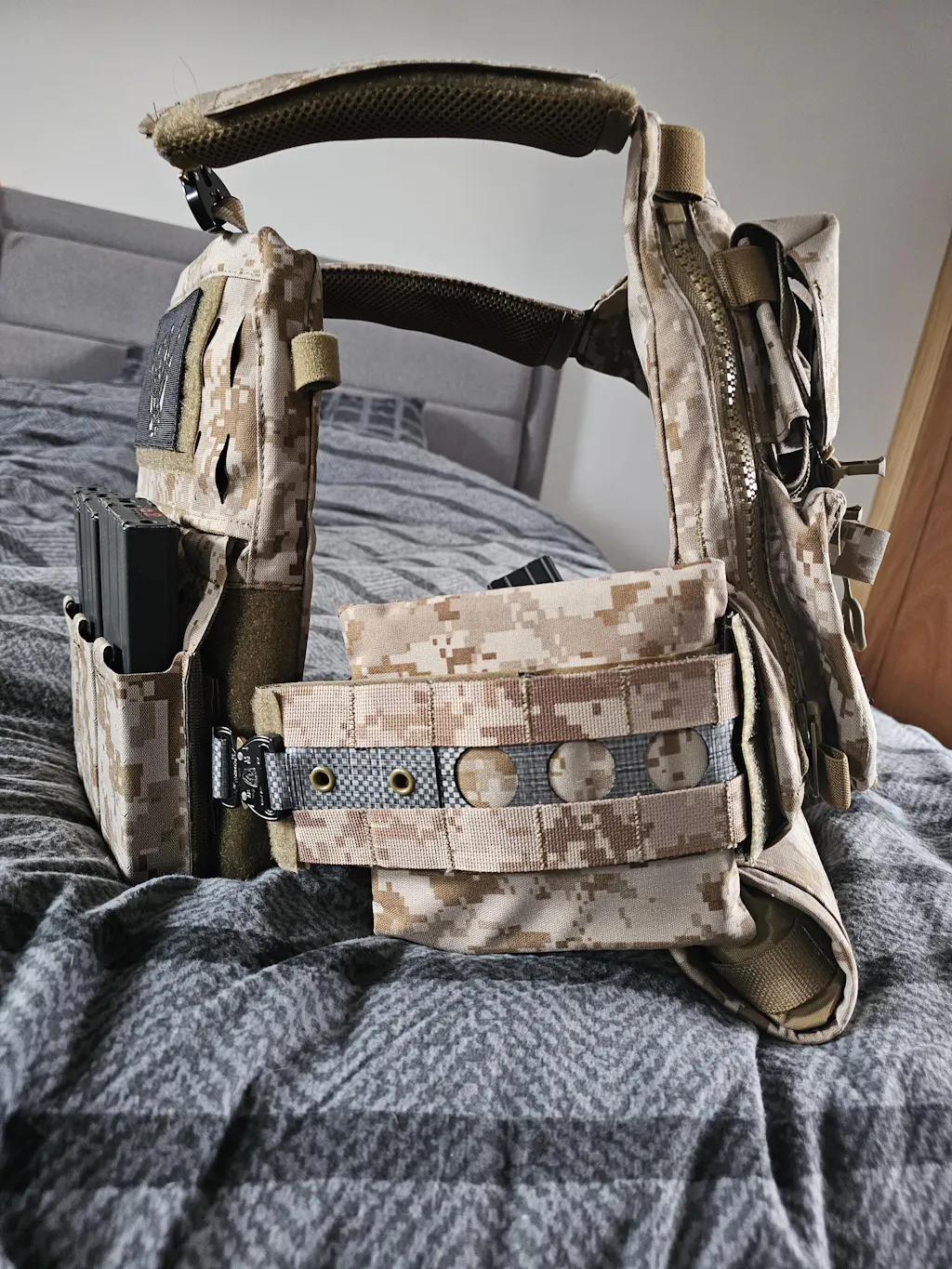 Special forces tactical gears fcpc side plate pockets 6x6