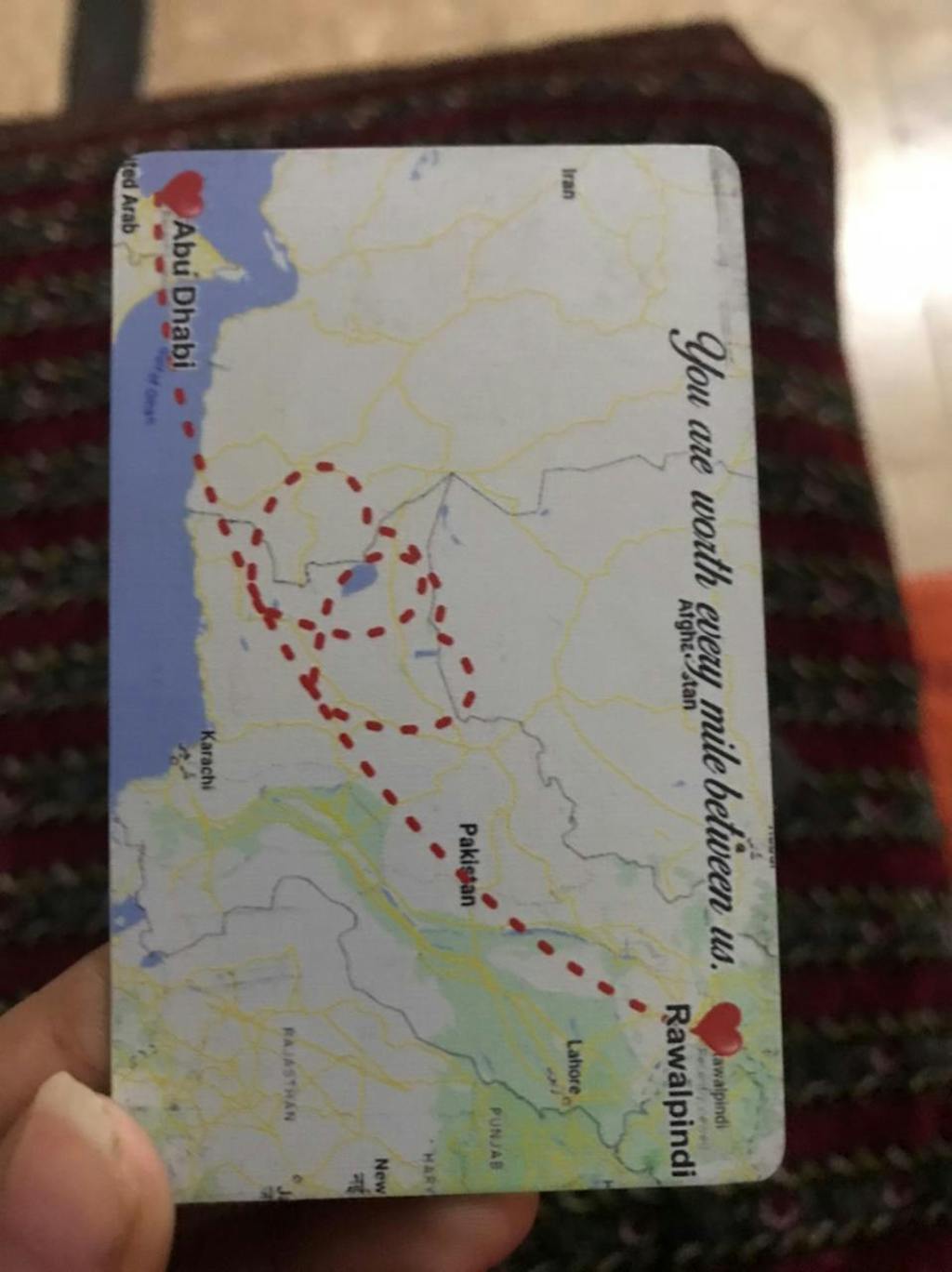 Long Distance Wallet Card