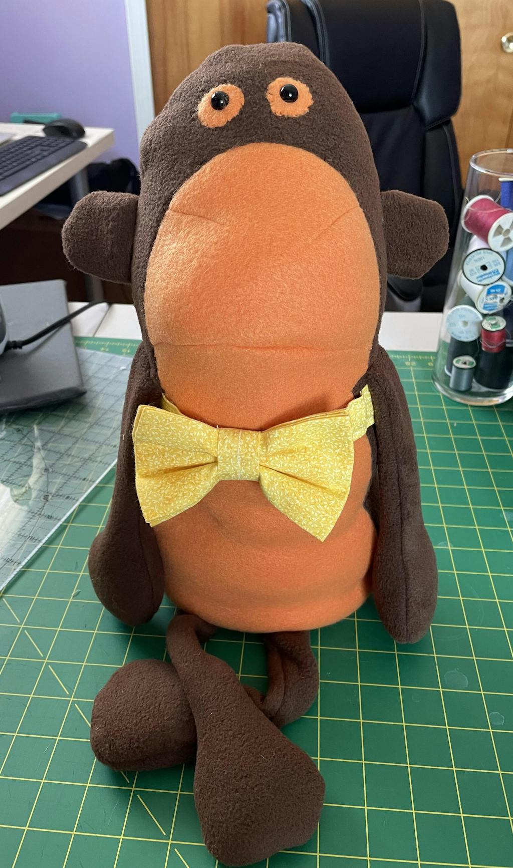 Milton Monkey Softie Pattern – Shiny Happy World