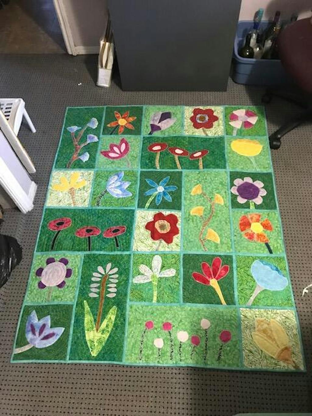 Wild Flowers - applique quilt pattern workshop – Shiny Happy World