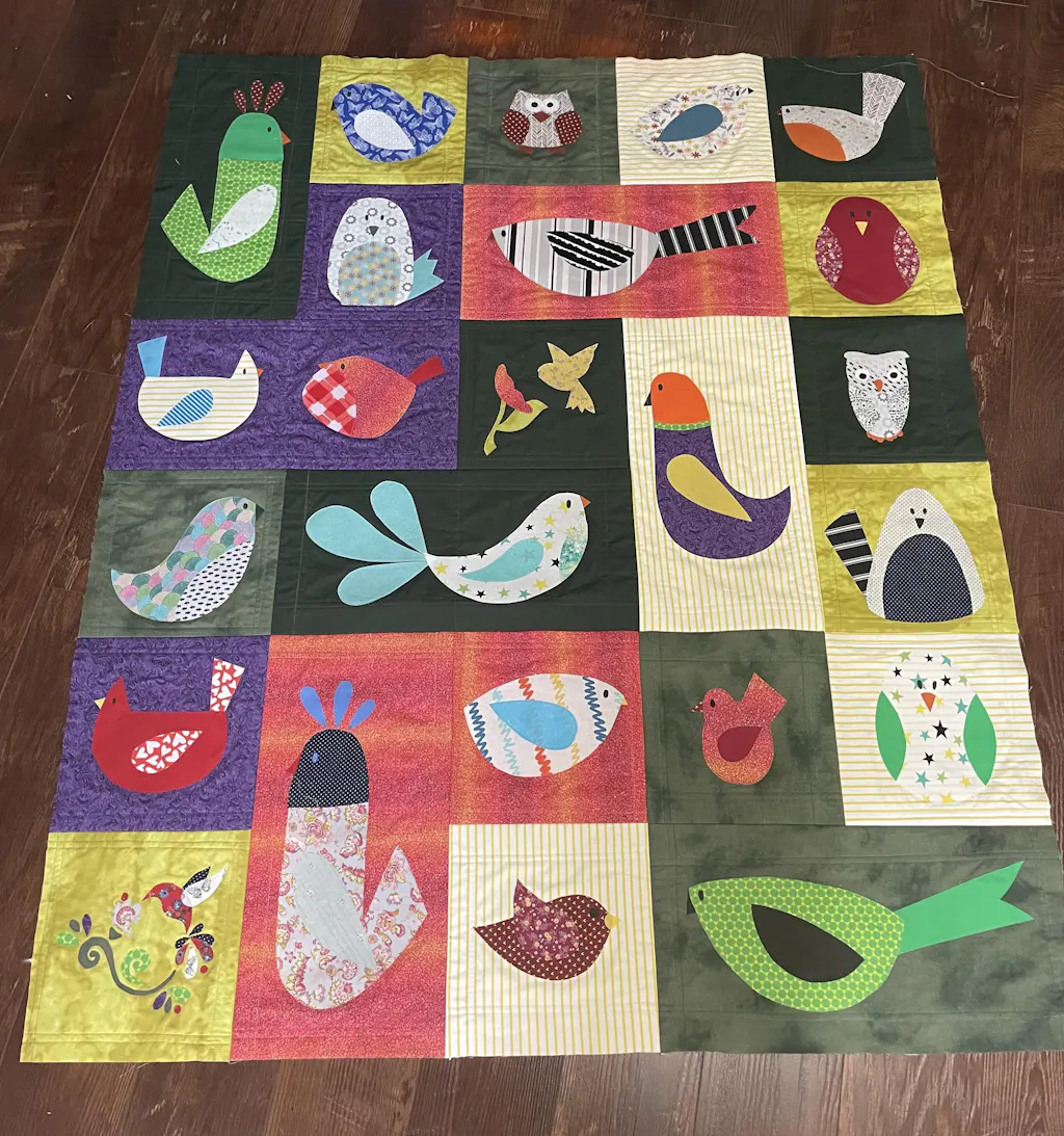 Chirp - a Bird Quilt Pattern Workshop – Shiny Happy World