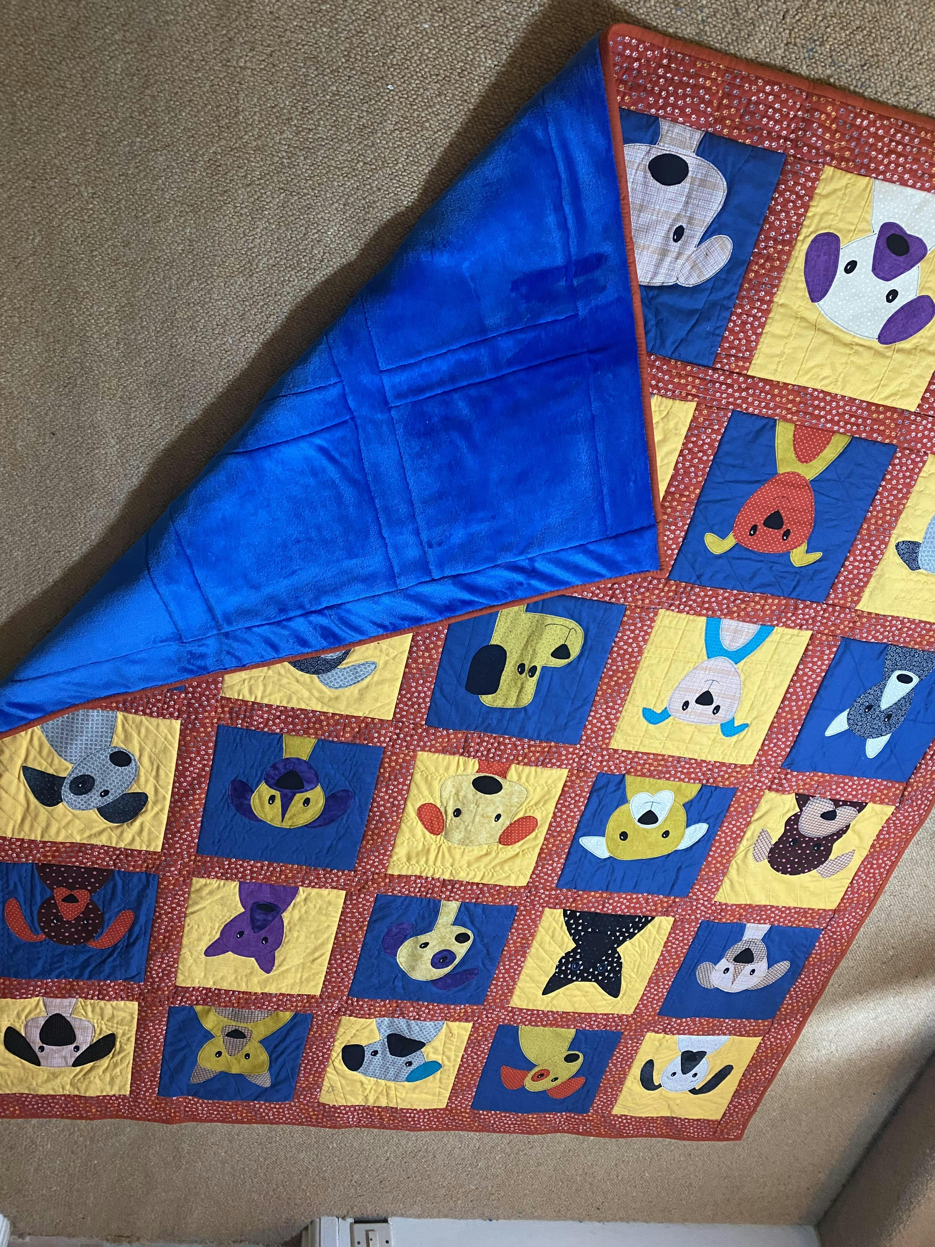 Lovable Mutts Quilt Pattern – Shiny Happy World