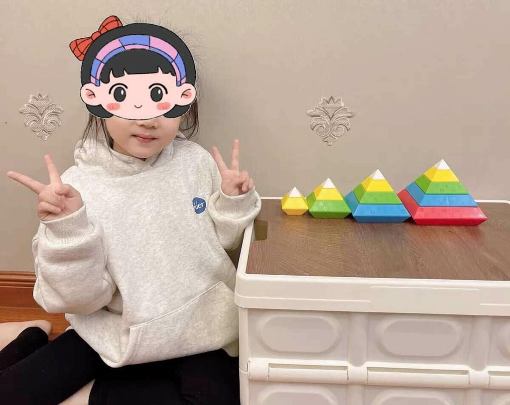 Pyramids Stacking Blocks for Kids aged 1-5 | Shinymarch – shinymarch.com